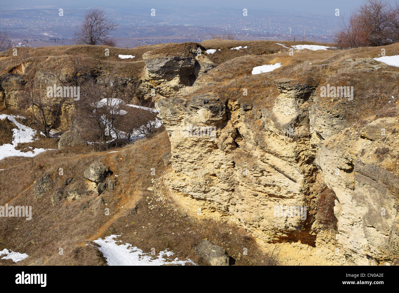 Beautiful landscape of Repedea nature reserve in spring, Iasi, Romania ...