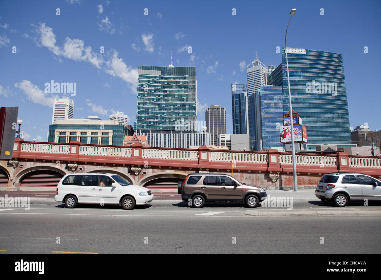 The Horseshoe Bridge in central Perth Stock Photo - Alamy