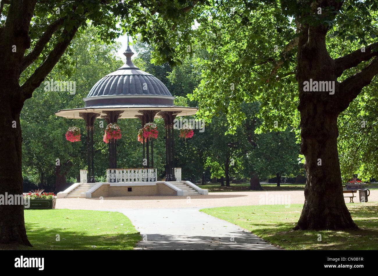 Battersea Park Band Stand Stock Photo - Alamy