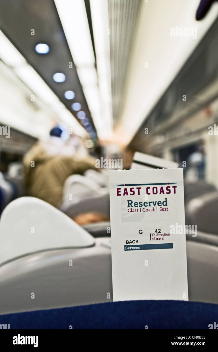 Reserved seat train hi-res stock photography and images - Alamy