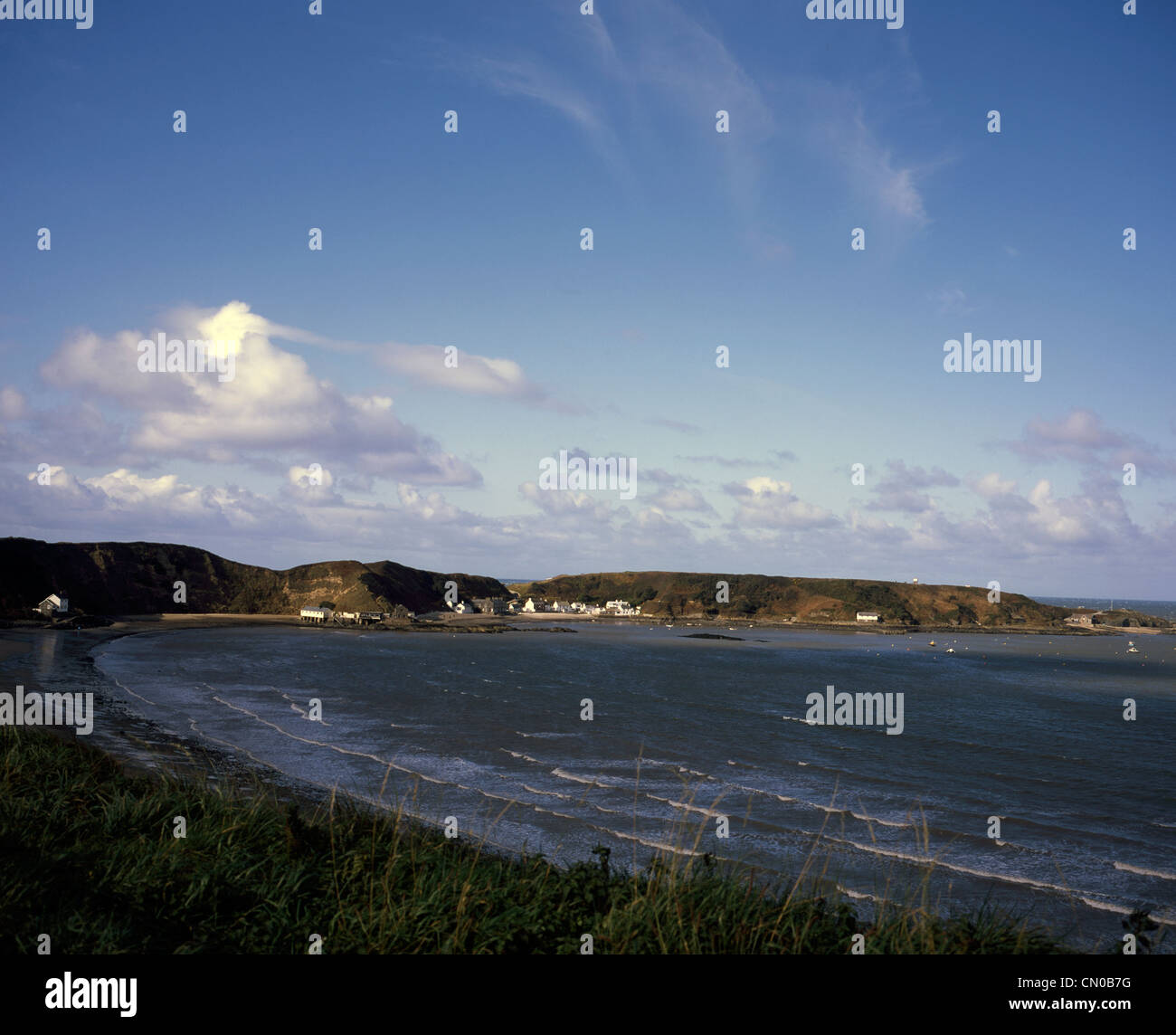 Looking toward the Ty Coch Inn Porth Dinllaen Nefyn Lleyn Peninsula ...