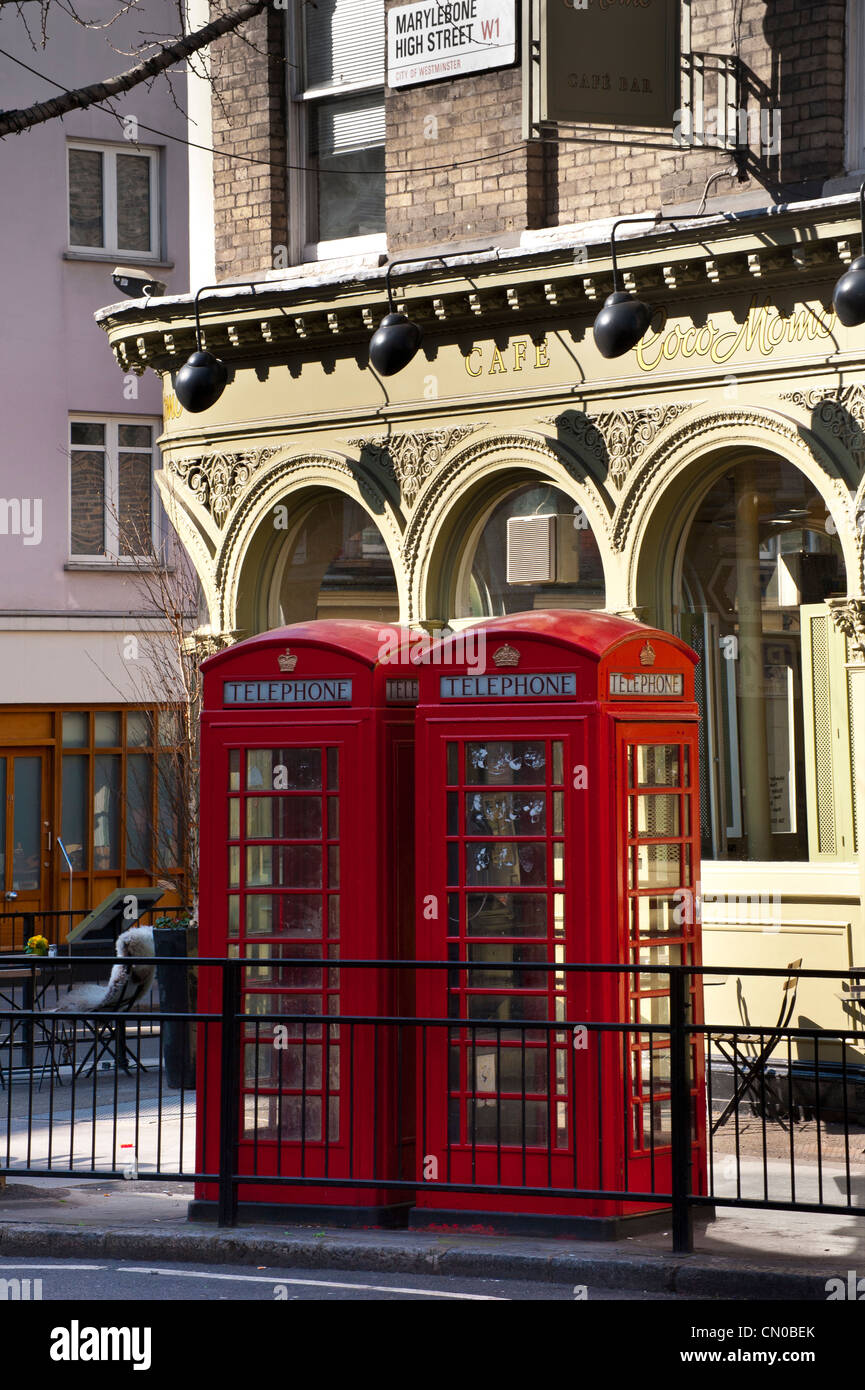 Street telephone boxes hi-res stock photography and images - Alamy