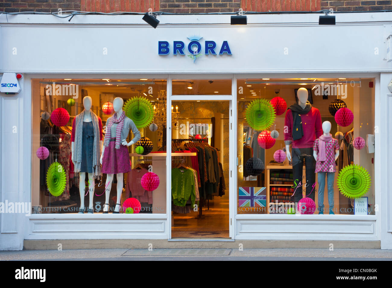 LONDON, UK - MARCH 28, 2012: Exterior view of Brora - a colourful ...