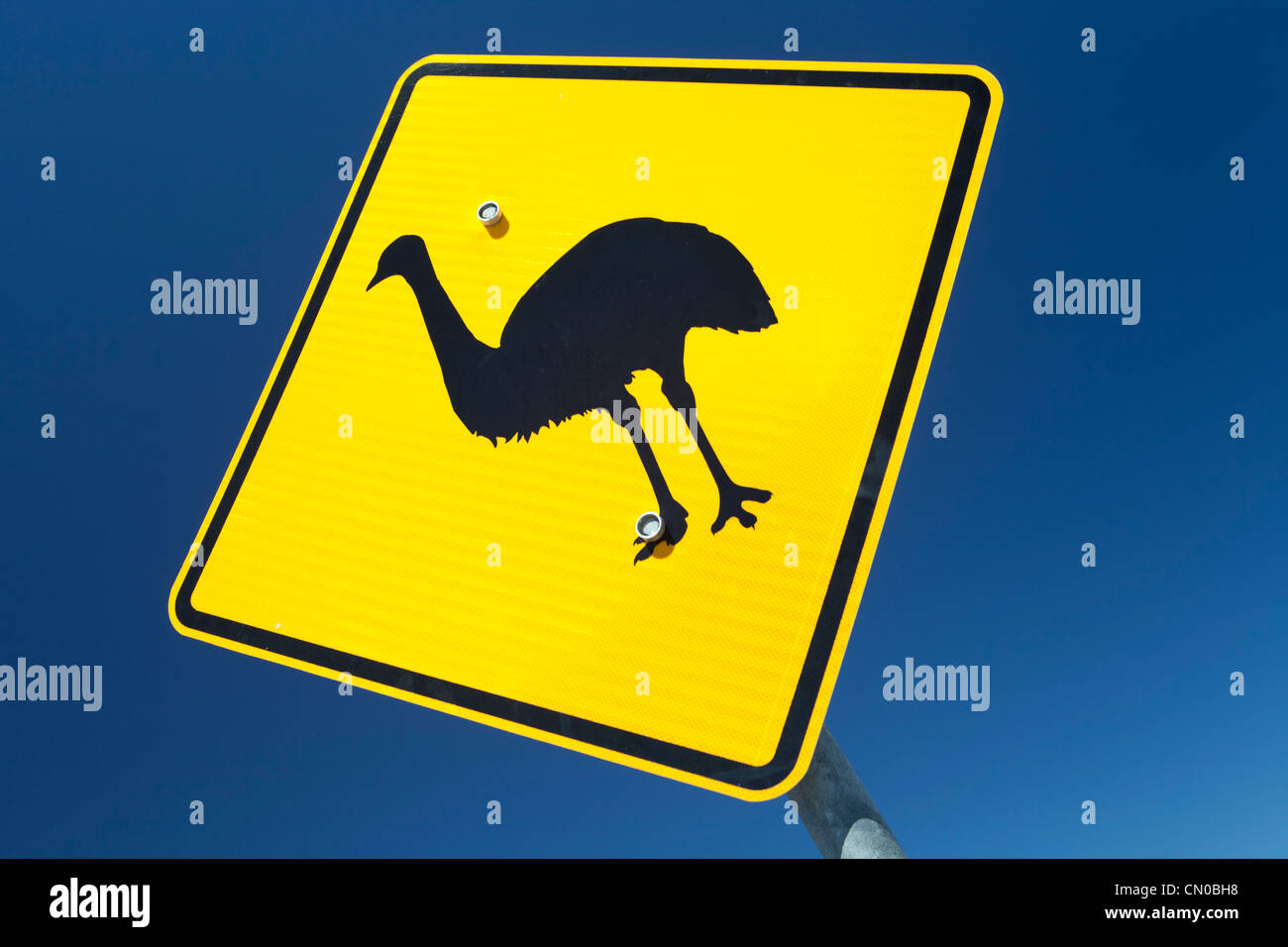 Road sign emu australia hi-res stock photography and images - Alamy
