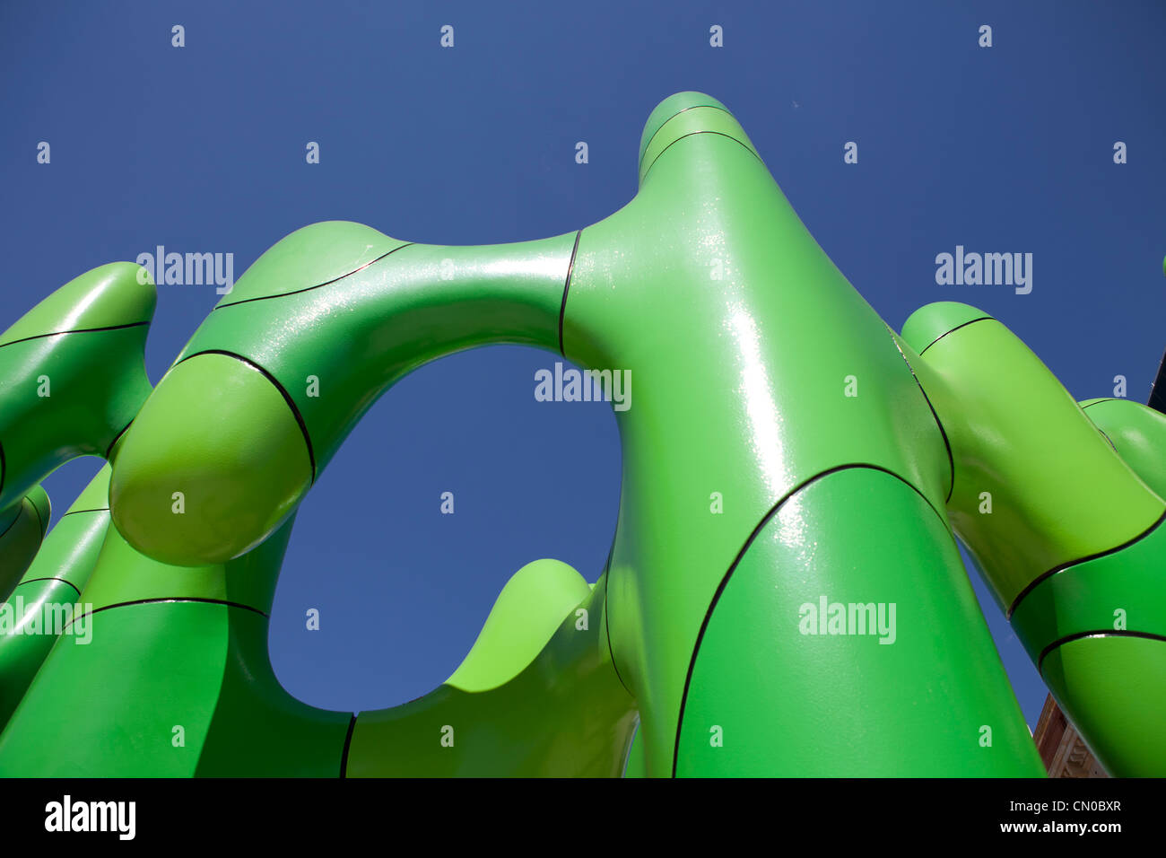 James Angus's green sculpture in forest place, Perth dubbed 'the green ...