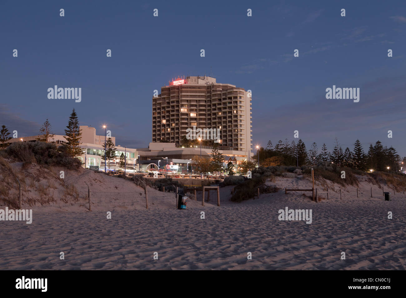 Rendevous Hotel tower at Scarborough beach, Perth, Western Australia ...