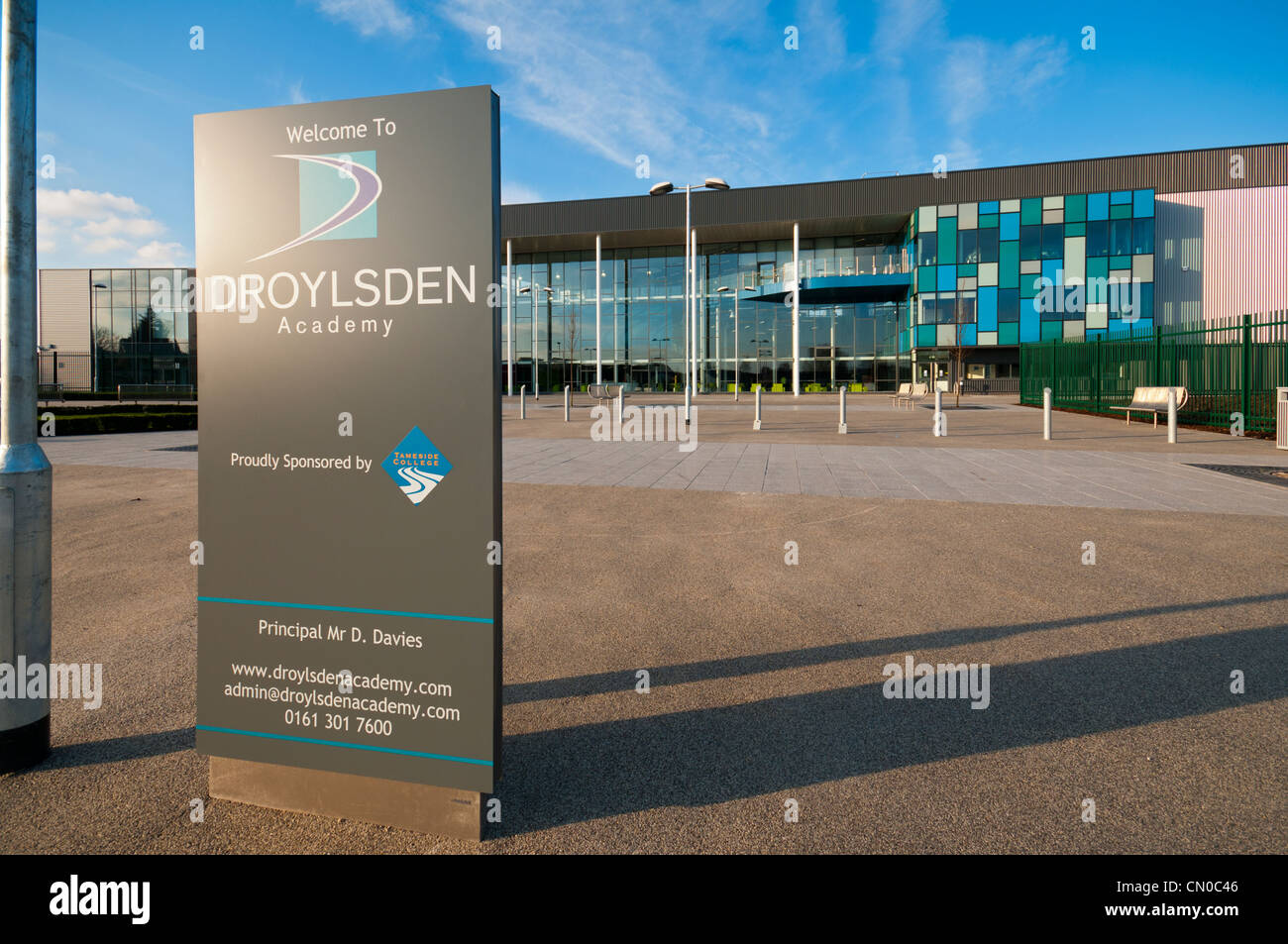 Droylsden Academy building. Droylsden, Tameside, Manchester, England ...