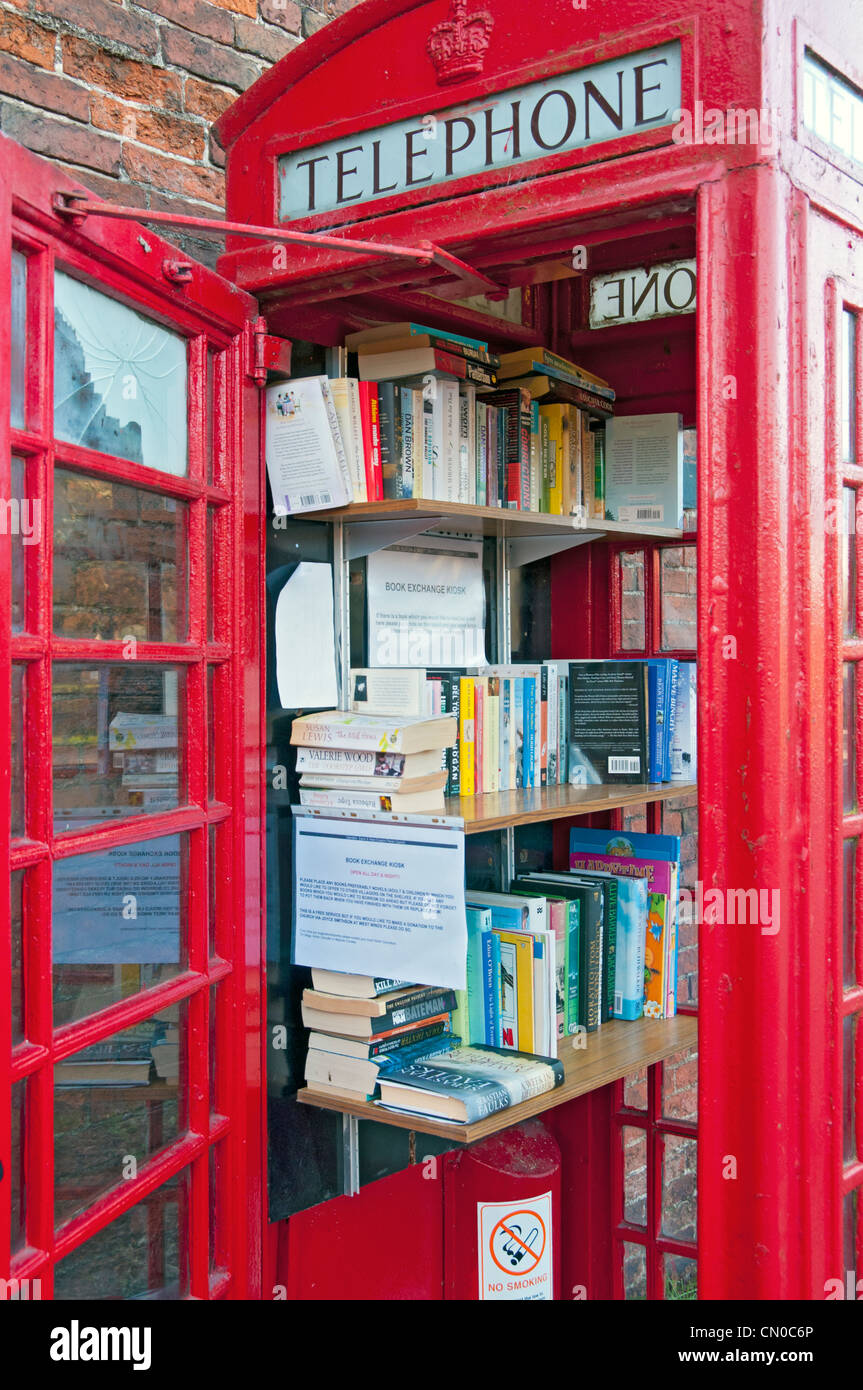 Telephone box book exchange hi-res stock photography and images - Alamy