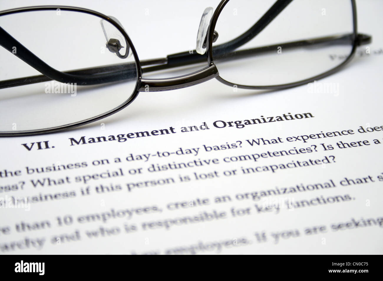 Management and organization Stock Photo - Alamy