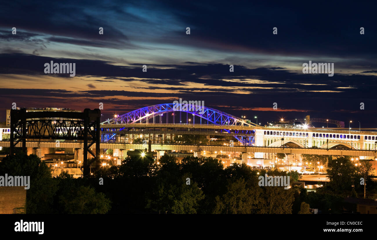 Cleveland bridges hi-res stock photography and images - Alamy