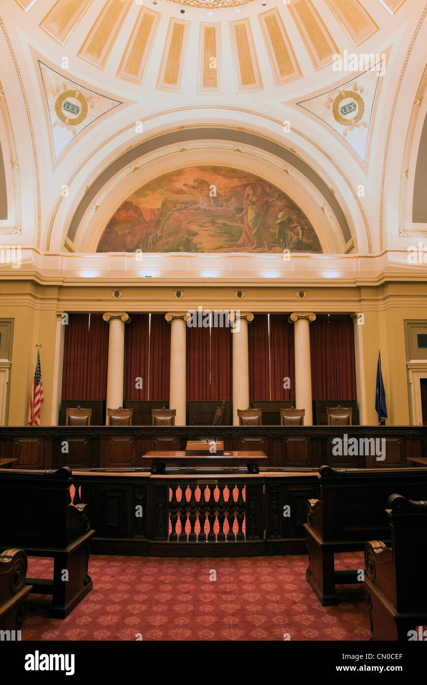St. Paul, Minneapolis - inside of State Capitol Building Stock Photo ...