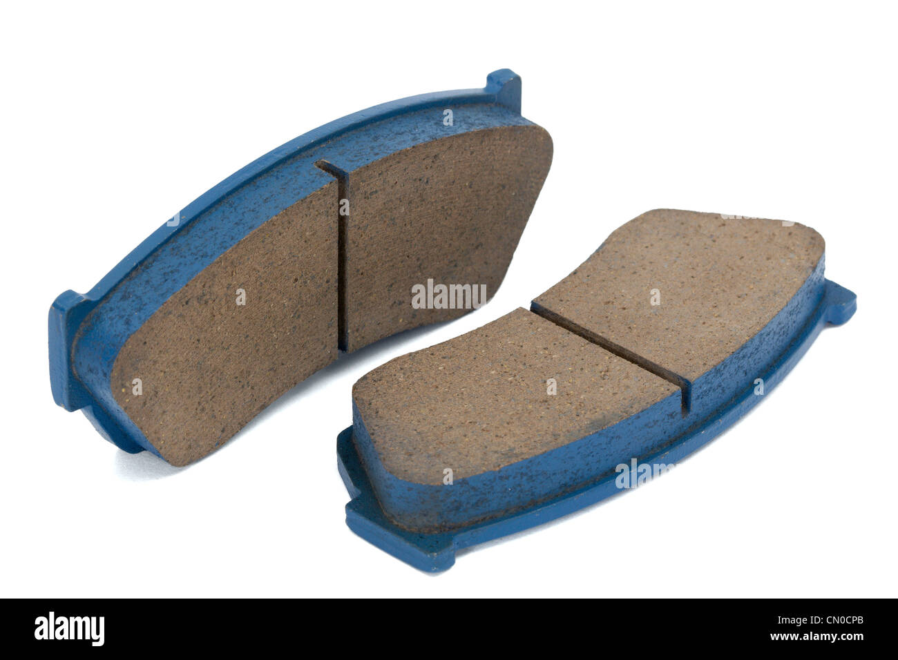New brake pads disk brake, isolated on a white background Stock Photo ...