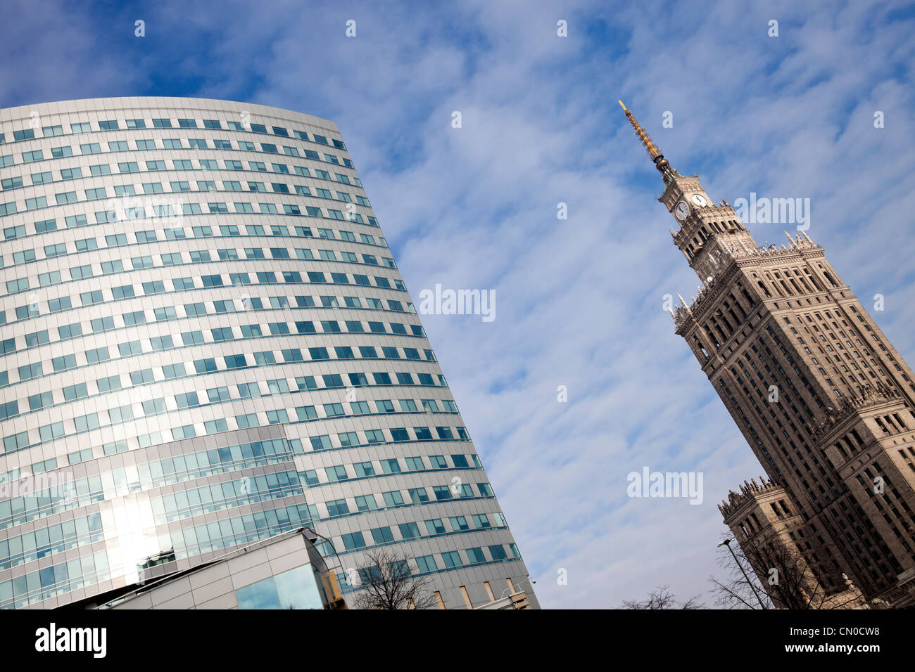 Modern architecture of Warsaw Stock Photo - Alamy
