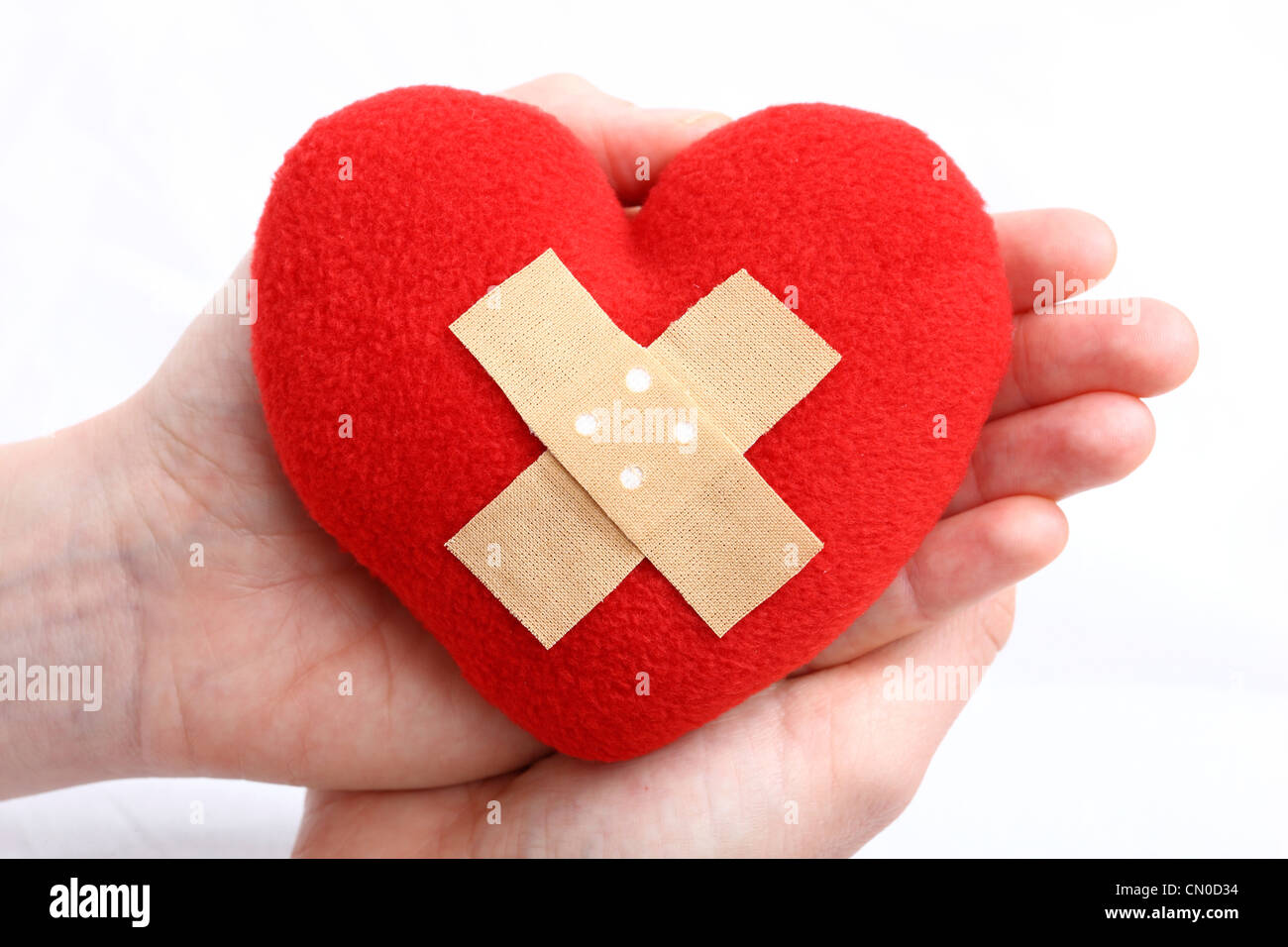 Symbolic image, heart disease, heart attack, protection, prevention ...