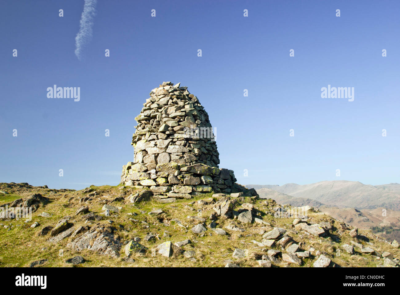 Beacon In Lake District, Cumbria, UK Stock Photo - Alamy