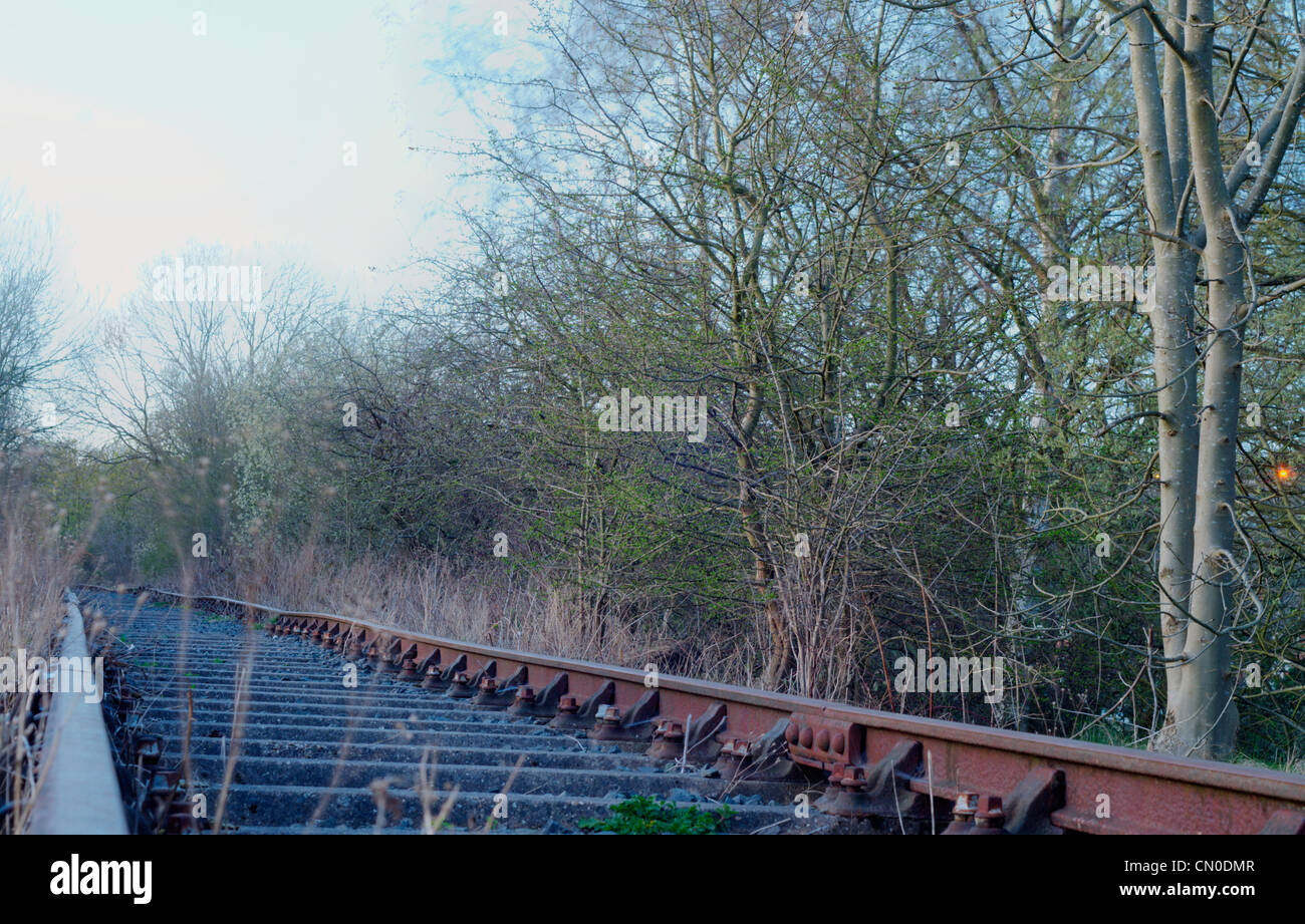 Disused Railway Line Stock Photo - Alamy