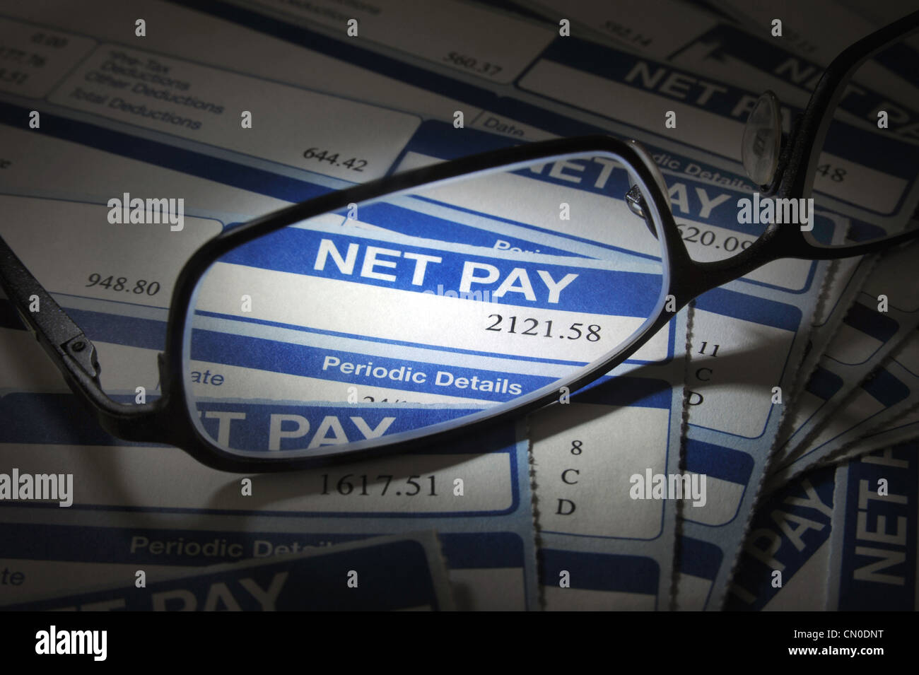 Uk pay slip hi-res stock photography and images - Alamy