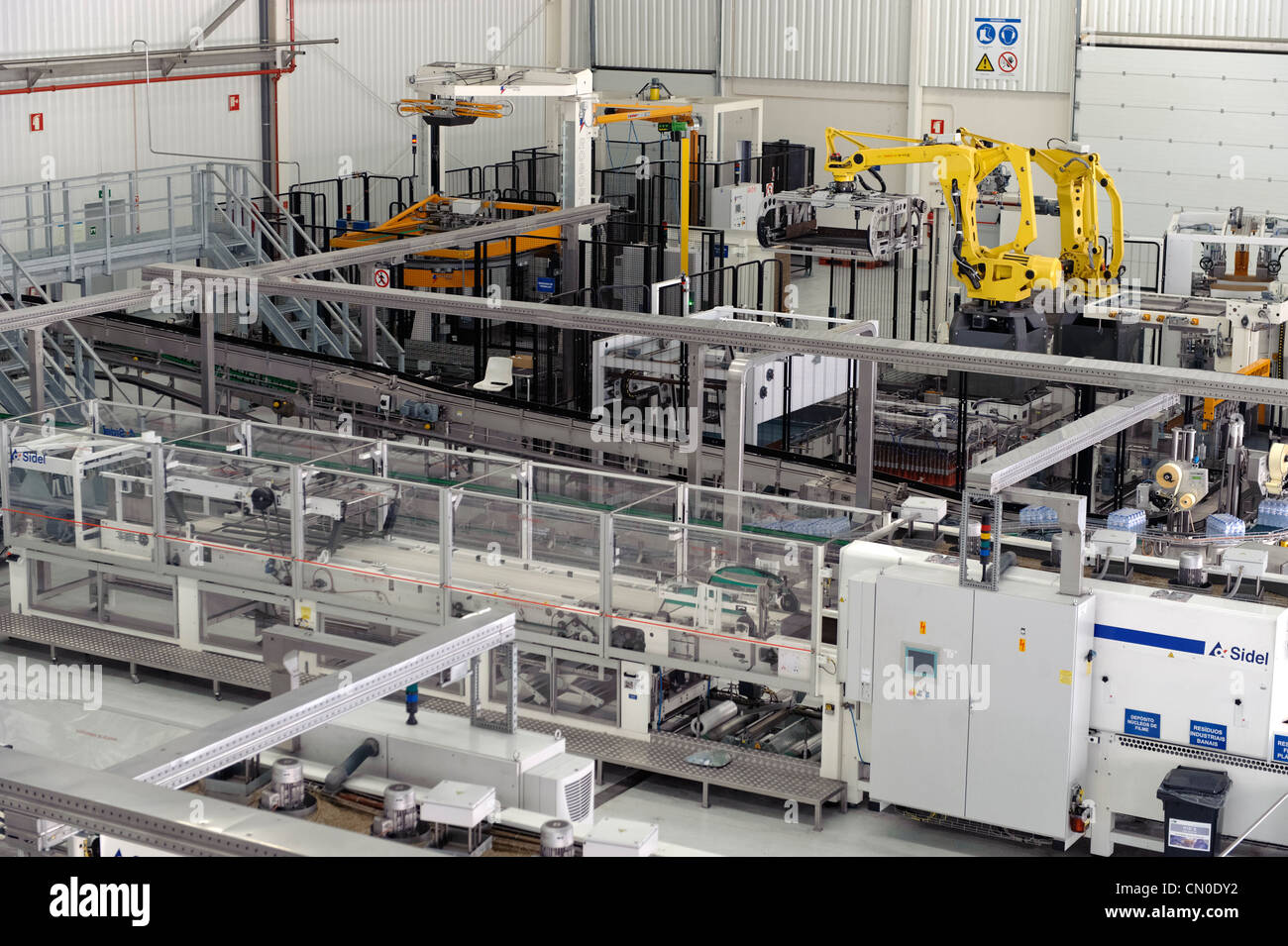 Factory floor from above Stock Photo - Alamy