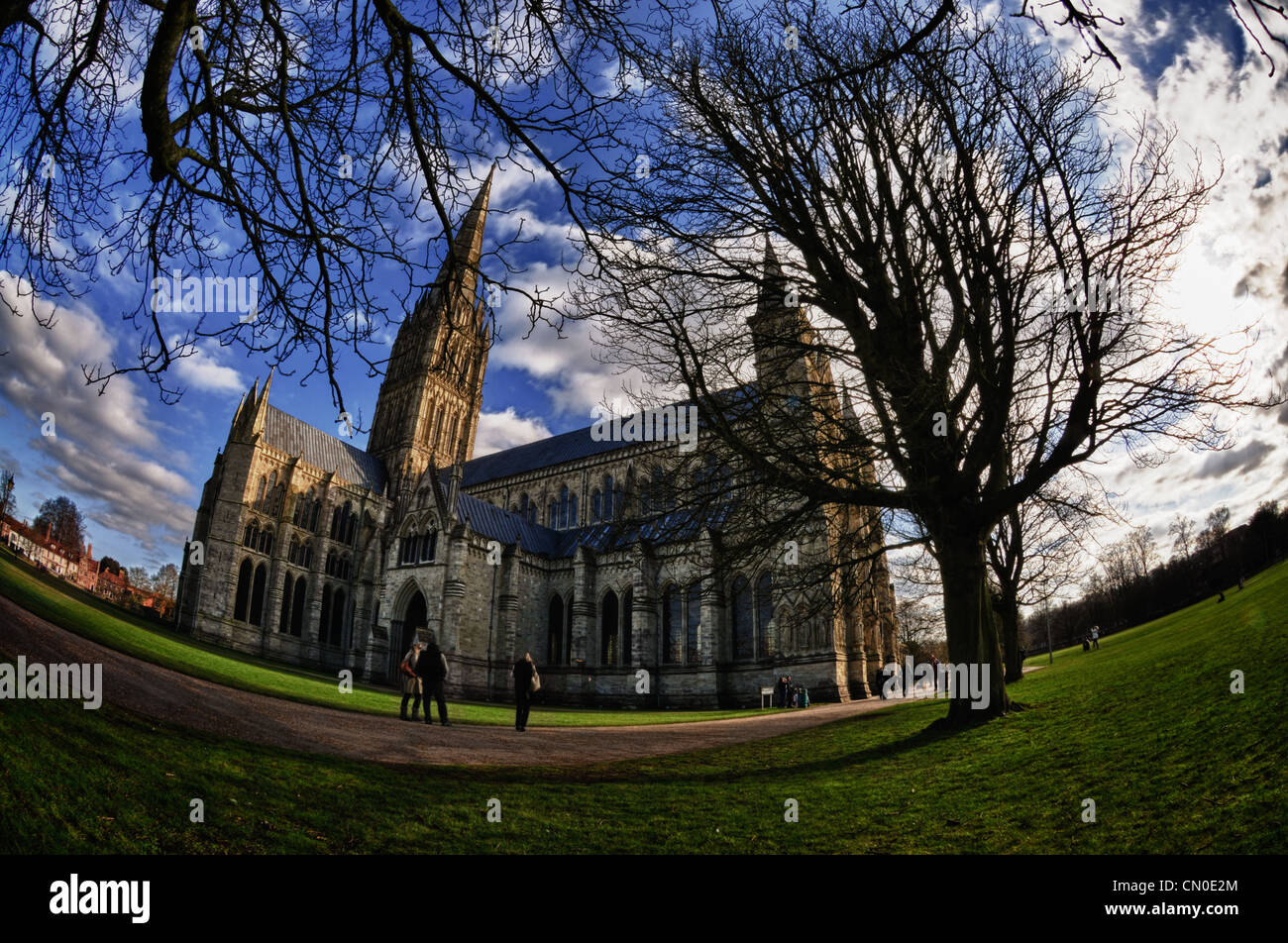 Salisbury cathedral church hi-res stock photography and images - Alamy