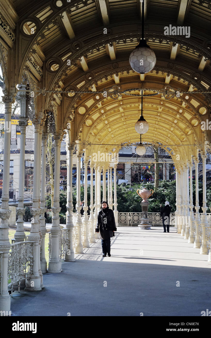 Sadova Kolonada (Park Spring Colonnade), Karlovy Vary, Czech Republic ...