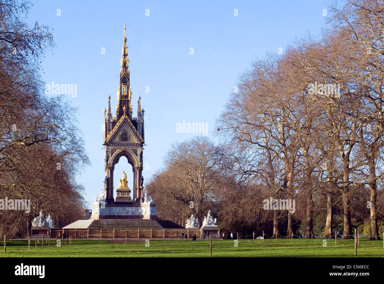 Prince Albert Memorial at Kesington Gardens Stock Photo - Alamy