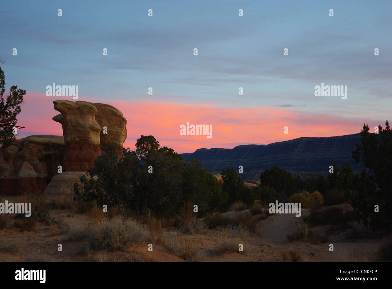 Devils tower sunset hi-res stock photography and images - Alamy
