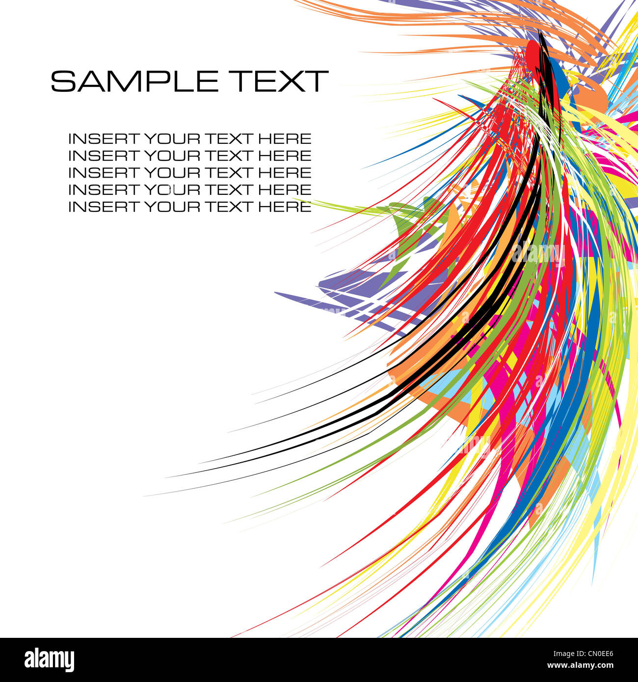 watercolor contemporary design template background illustration Stock ...