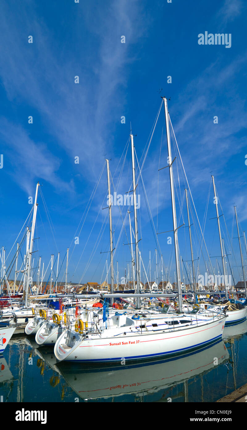 Port Solent Marina, Portsmouth, Hampshire Stock Photo - Alamy