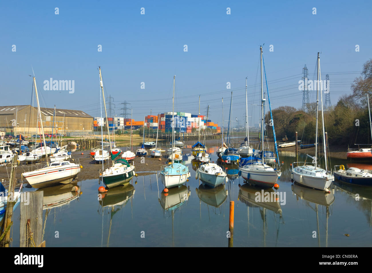 Eling wharf hi-res stock photography and images - Alamy