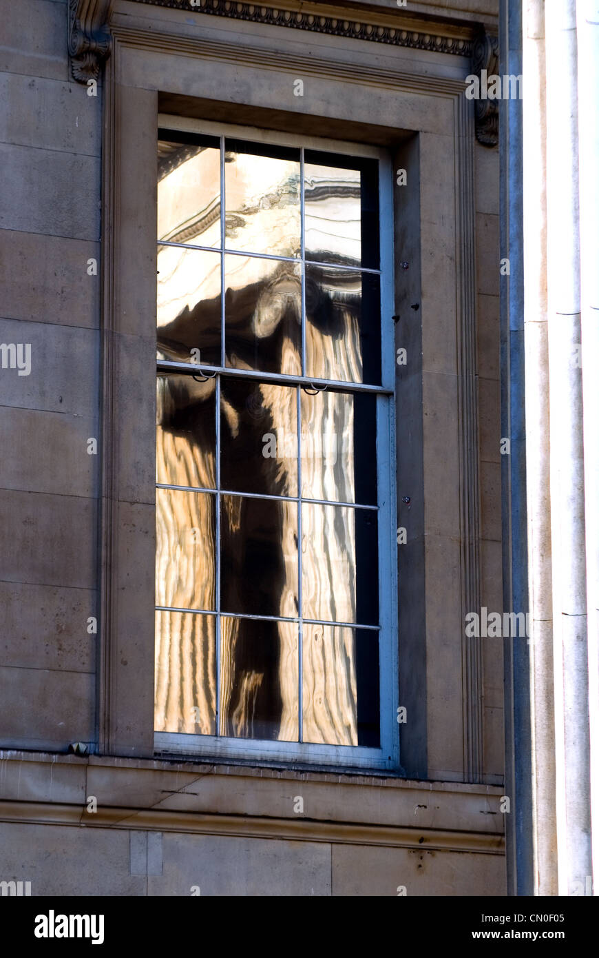 Windows Reflection in British Museum Stock Photo - Alamy