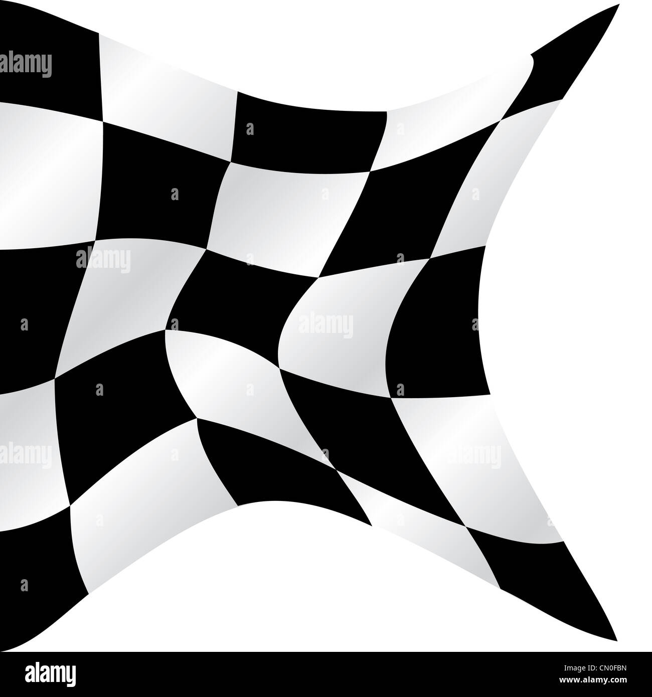 Checkered flag waving background, vector illustration Stock Photo - Alamy