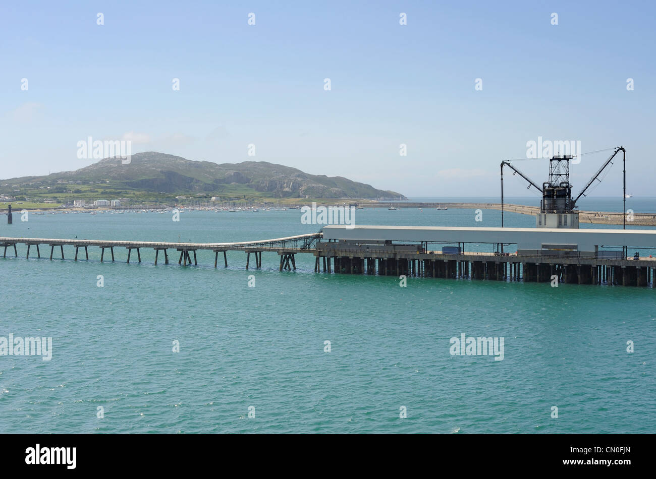 Holyhead harbour, Isle of Anglesey, Wales, UK Stock Photo - Alamy
