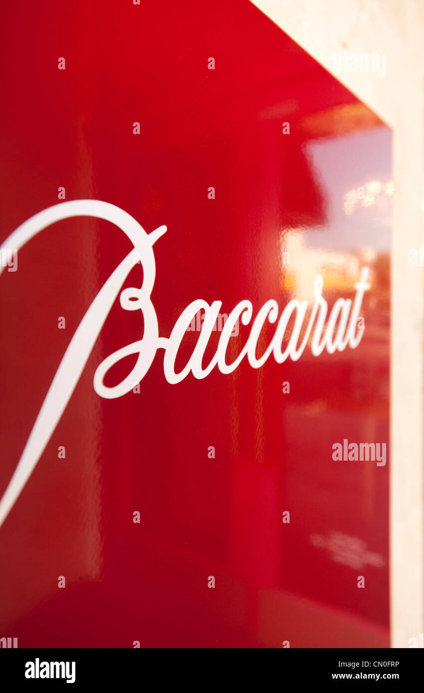 Baccarat High Resolution Stock Photography and Images - Alamy