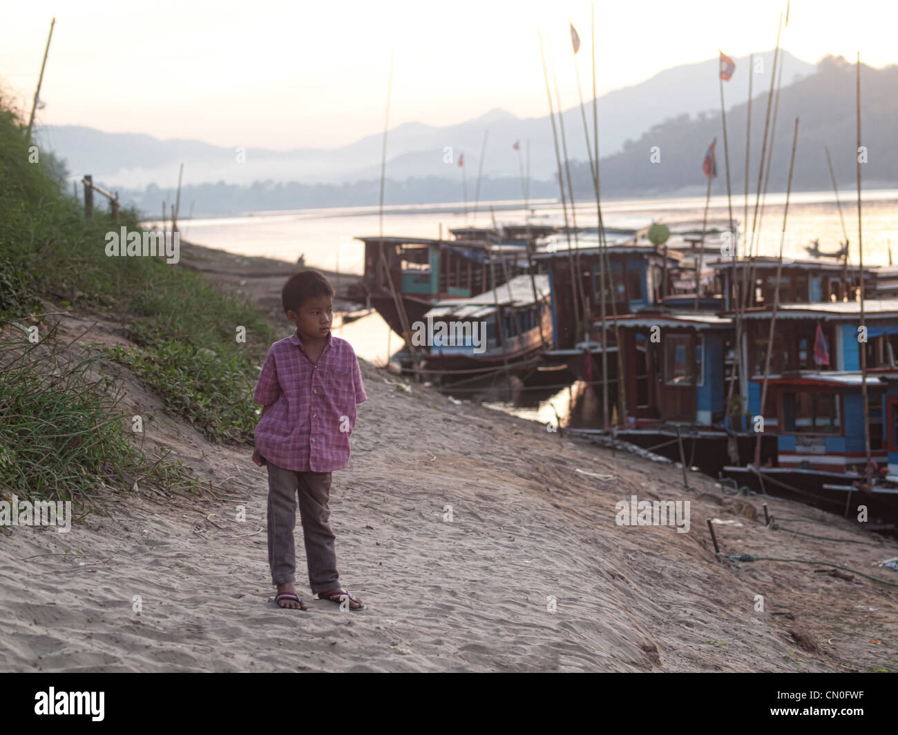 Laos kid hi-res stock photography and images - Alamy