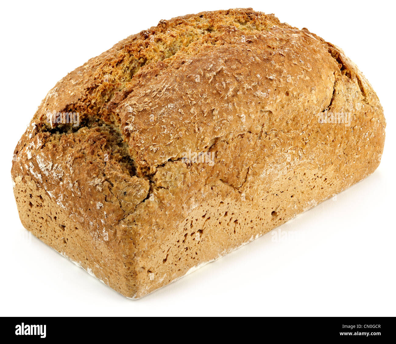 a loaf of bread on a white table Stock Photo - Alamy