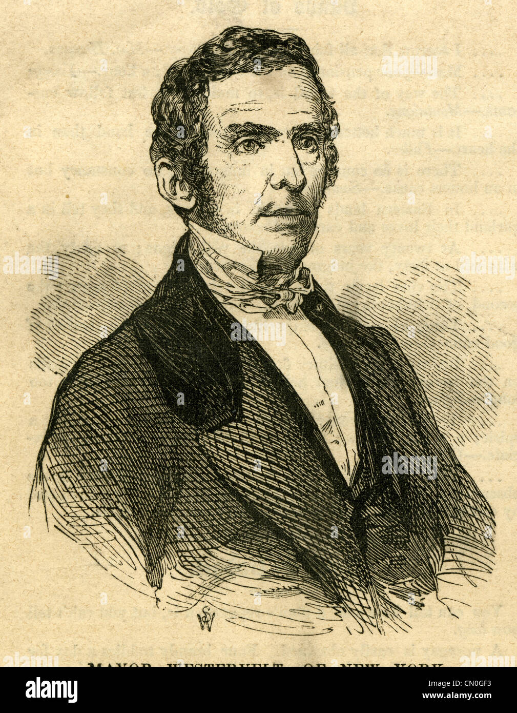 1854 engraving, Jacob Aaron Westervelt (January 20, 1800 – February 21 ...