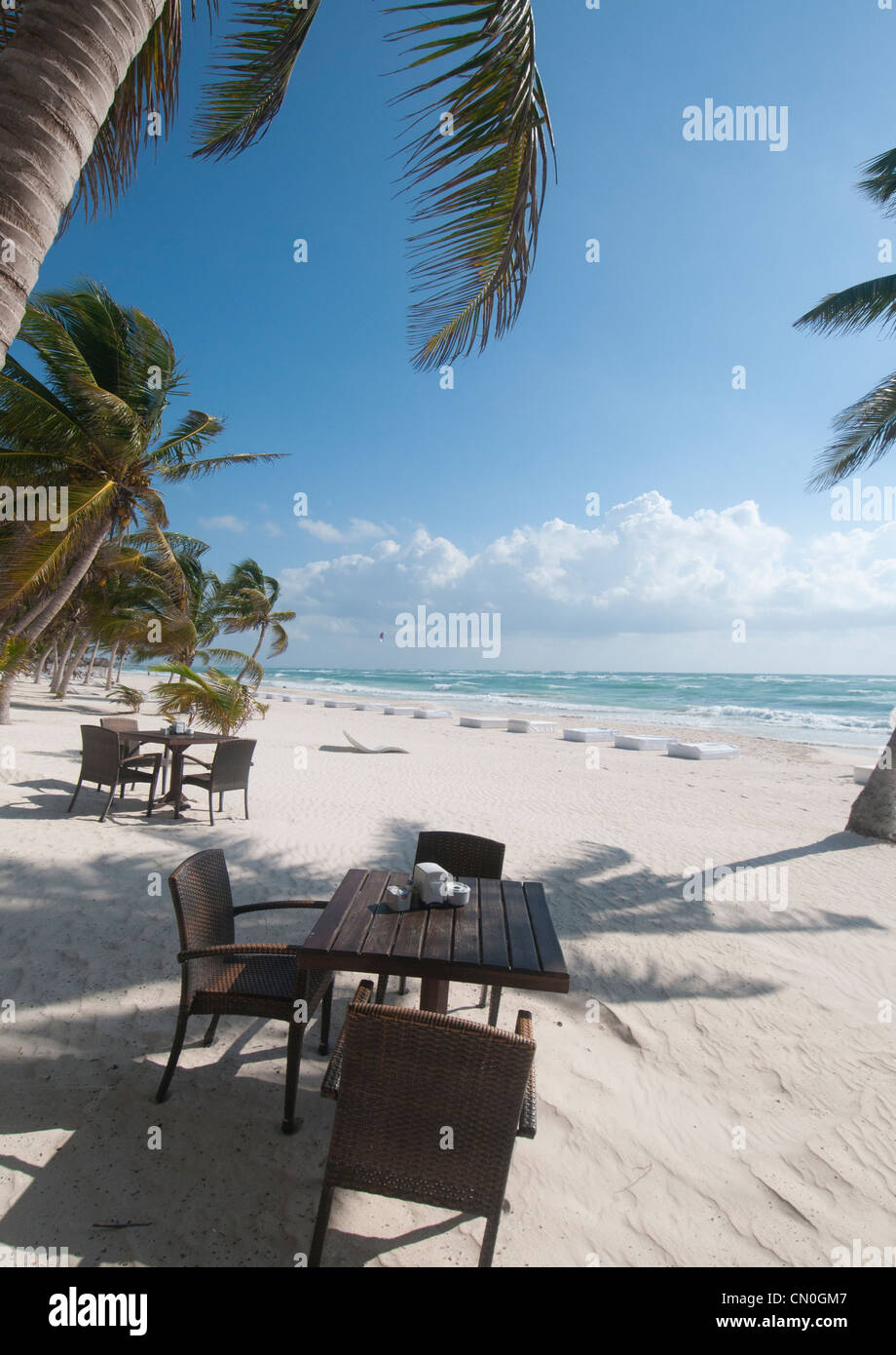 Mexico beach tulum hi-res stock photography and images - Alamy