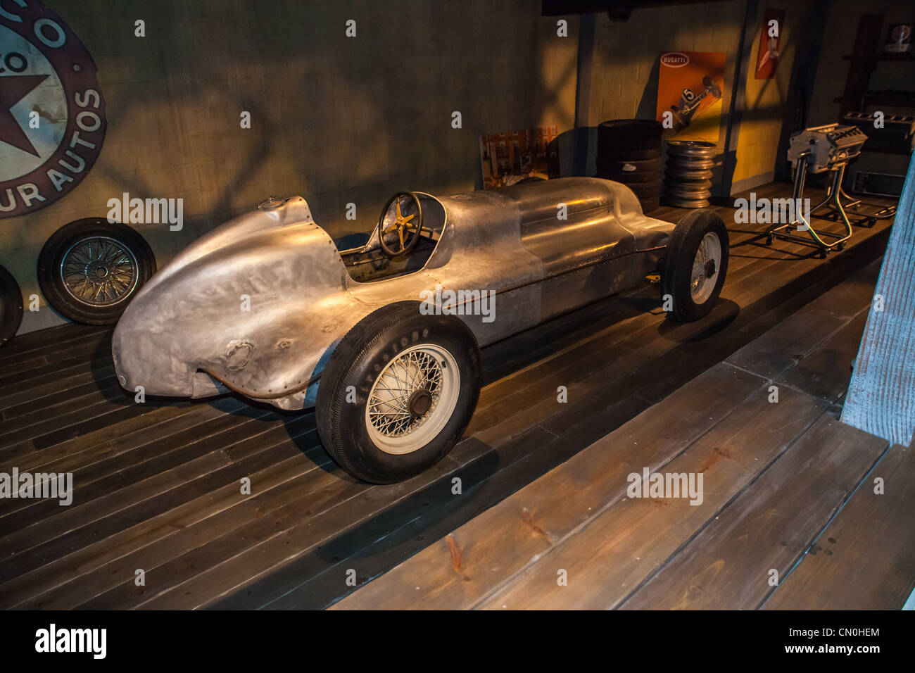 A race car on display at the Mullin Museum in Oxnard California Stock ...