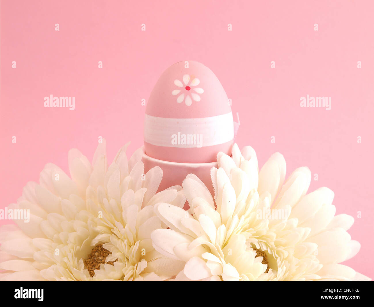 Pink Easter background Stock Photo - Alamy