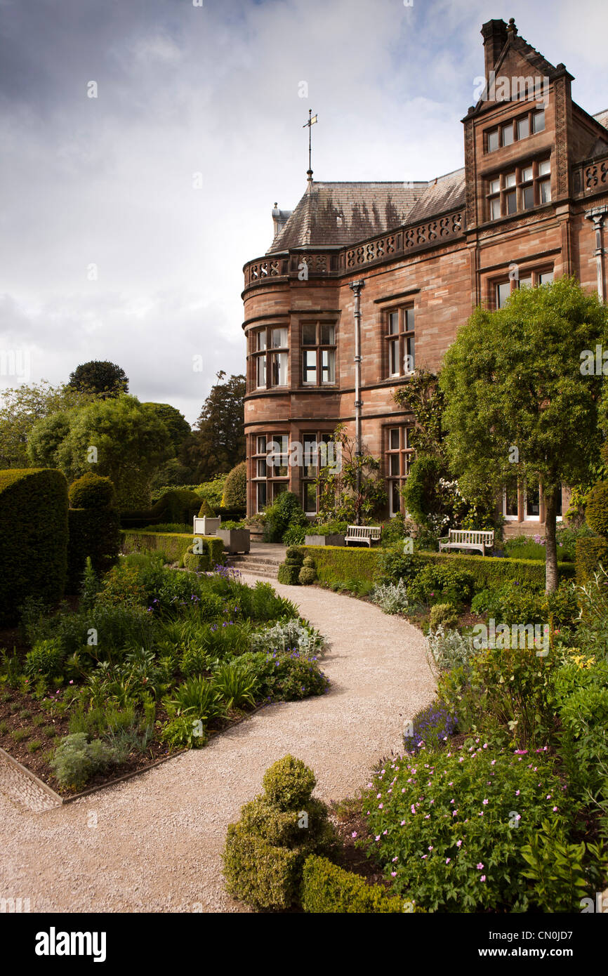 UK, Cumbria, Grange Over Sands, Holker Hall Stock Photo - Alamy