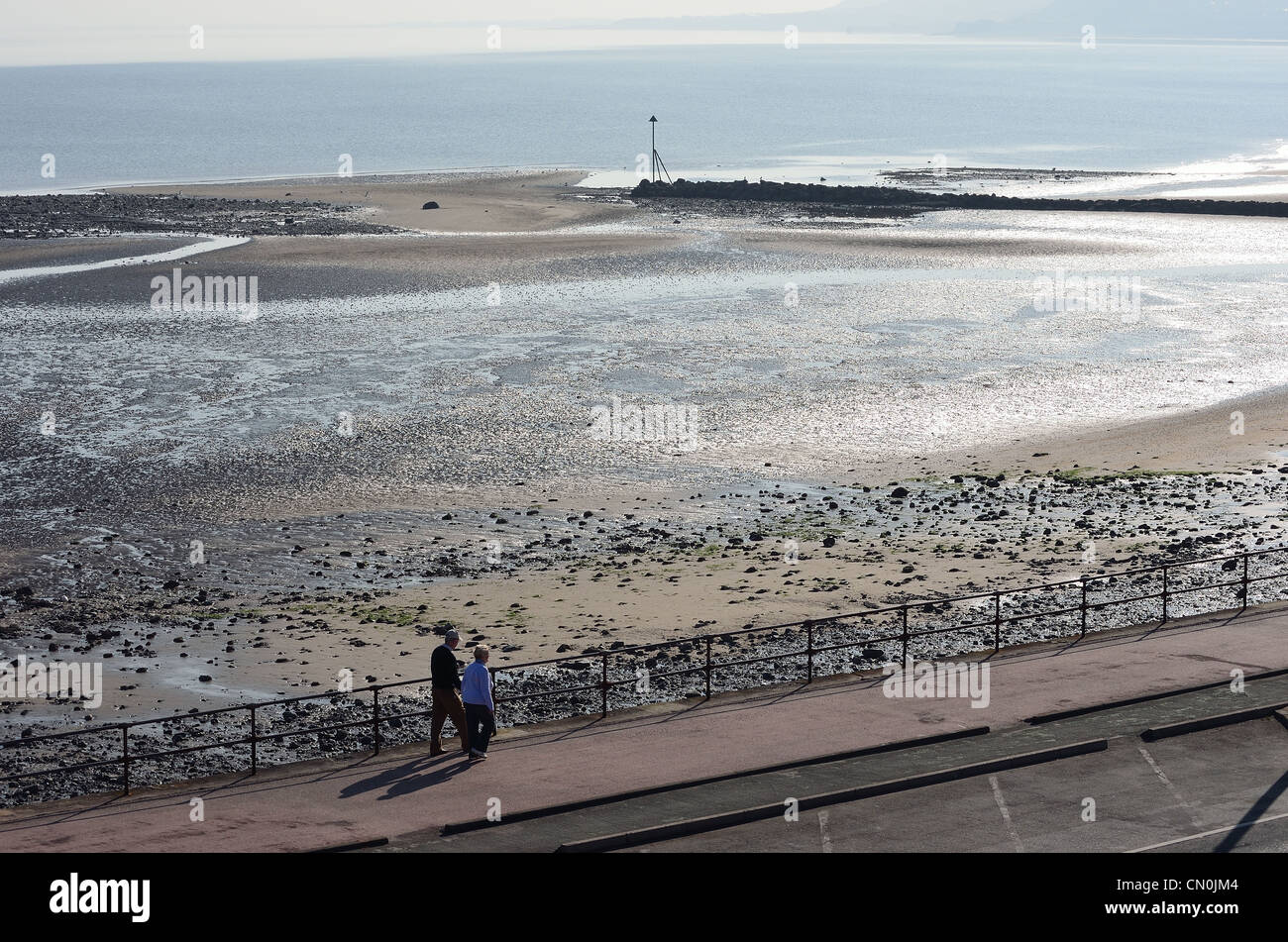 Colwyn Bay Beach Stock Photo - Alamy