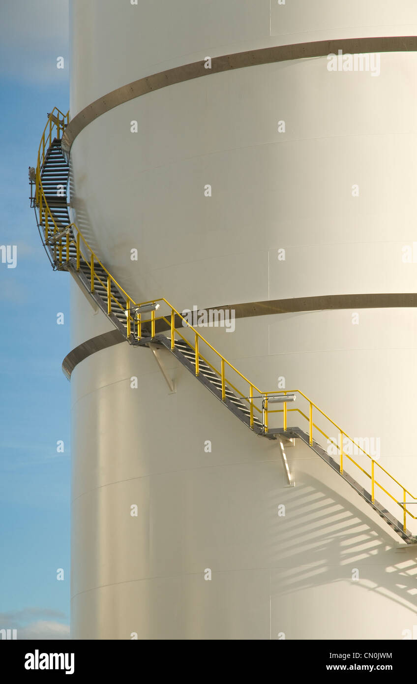 Storage tank spiral staircase hi-res stock photography and images - Alamy