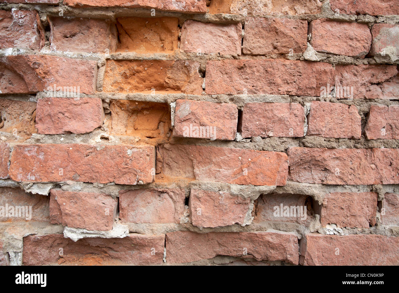 Structure of a red brick wall Stock Photo - Alamy