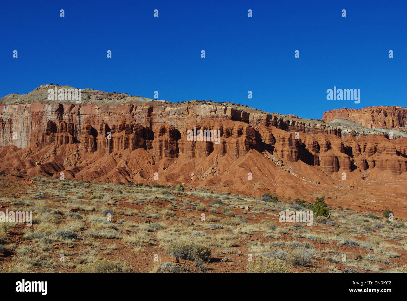 Intense colors near Torrey, Utah Stock Photo - Alamy