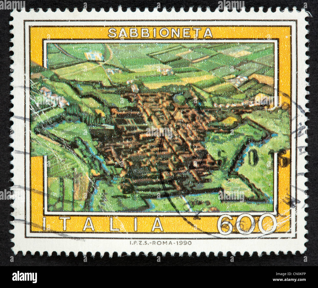 Italian postage stamp Stock Photo - Alamy