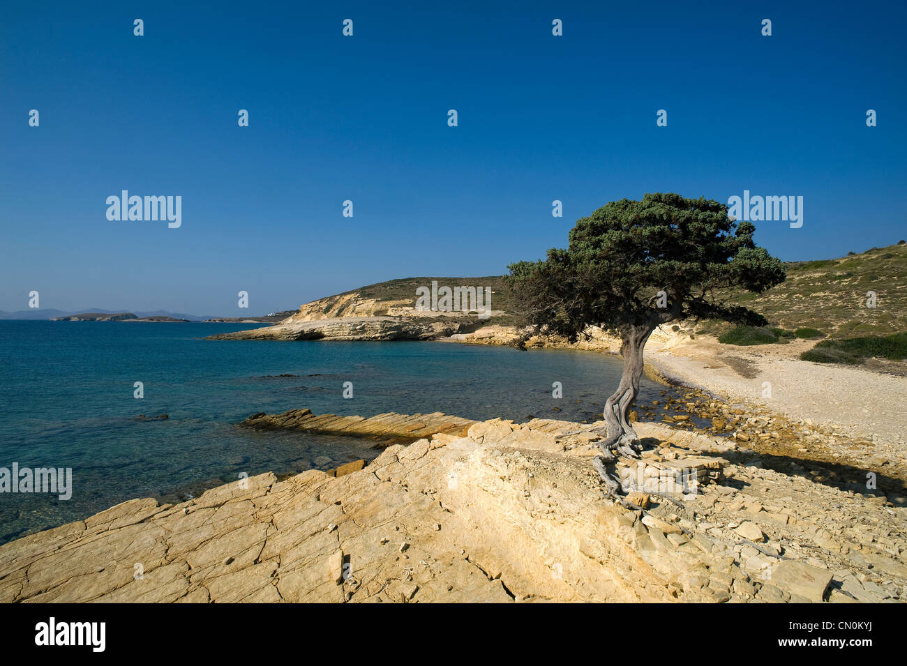 Monodendri beach, Lipsi Island, Dodecanese, Greece Stock Photo - Alamy