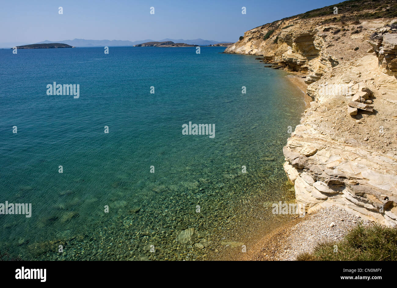 Monodendri beach, Lipsi Island, Dodecanese, Greece Stock Photo - Alamy