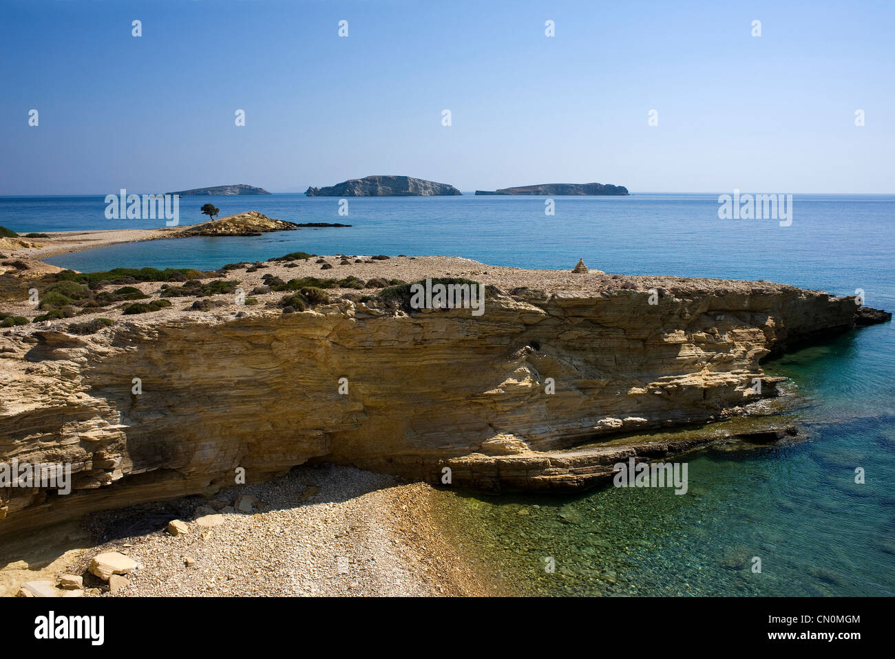 Monodendri beach, Lipsi Island, Dodecanese, Greece Stock Photo - Alamy