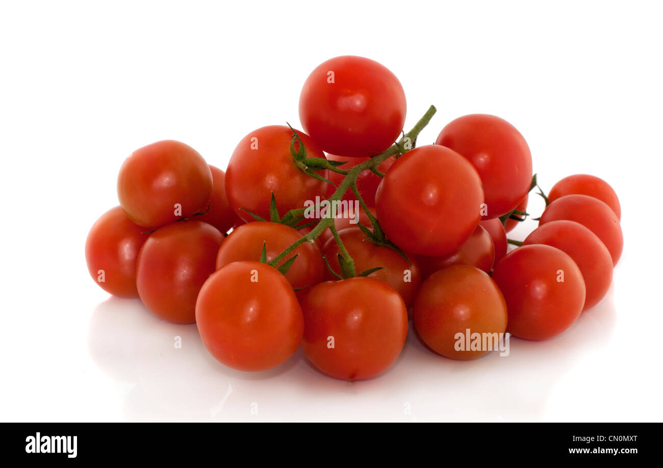 isolated fresh red cherry tomatoes Stock Photo - Alamy