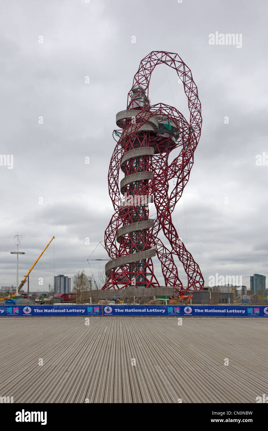 Arcelor Mittal Orbit Steel Tower Sculpture London 2012 Olympic Park ...